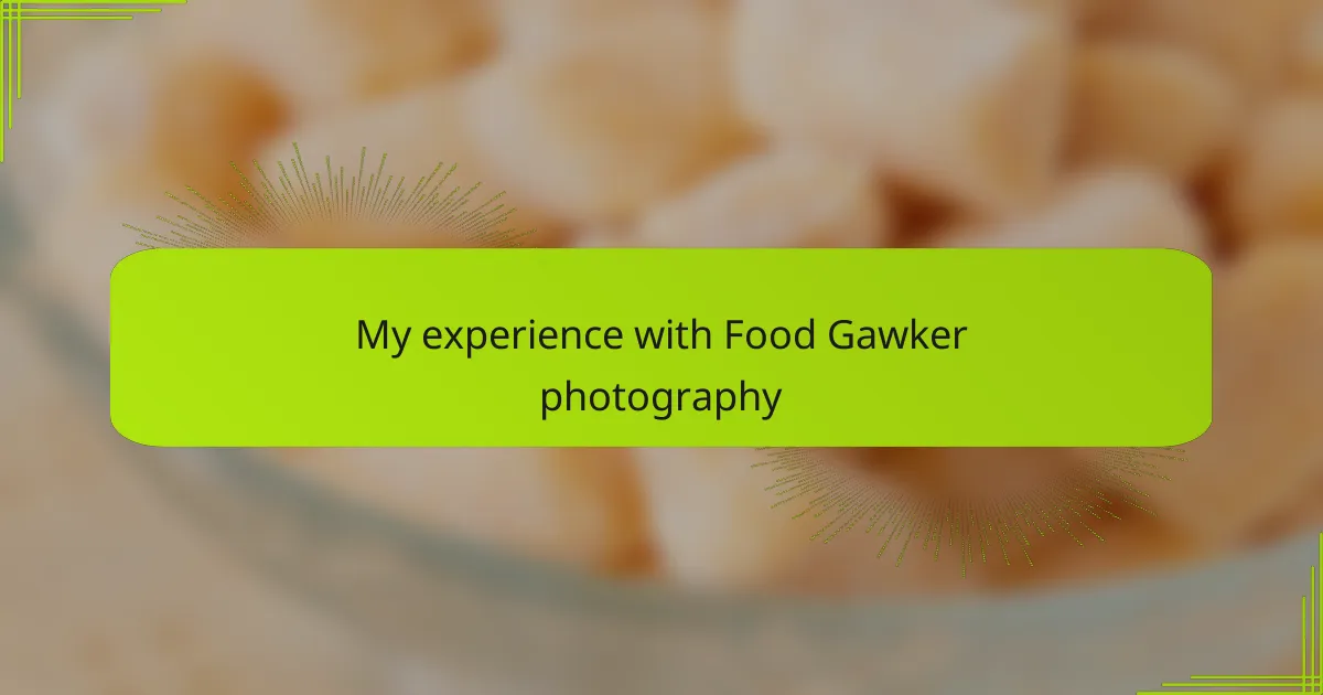 My experience with Food Gawker photography - sprinkleofcinnamon.com